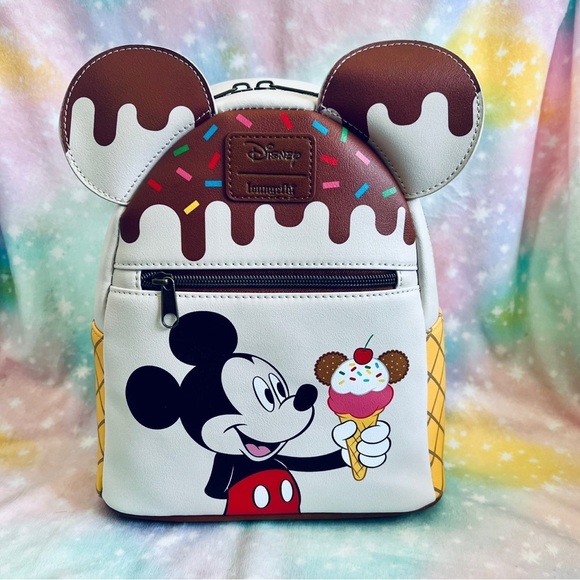 Loungefly | Bags | Loungefly Disney Mickey Mouse Ice Cream Set | Poshmark